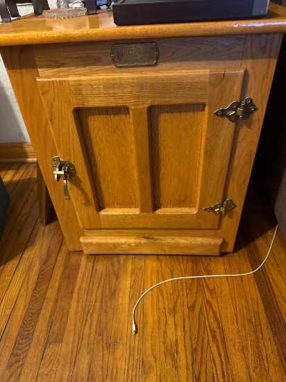 Oak white clad brand lamp table | Estate & Personal Property Furniture ...