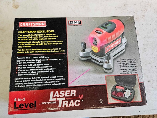 Craftsman laser track level | Online Auctions | Proxibid