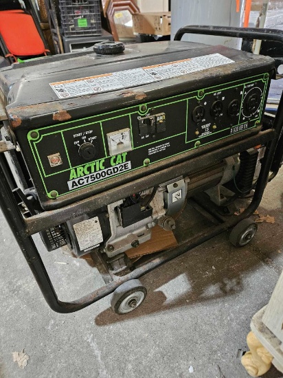 Arctic cat ac7500gd2e generator | Online Auctions | Proxibid