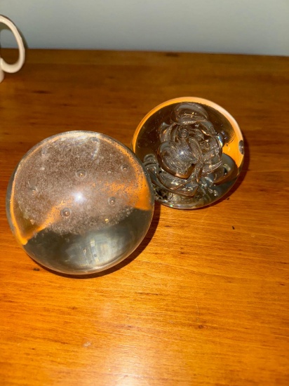 2- Signed Paperweights | Online Auctions | Proxibid