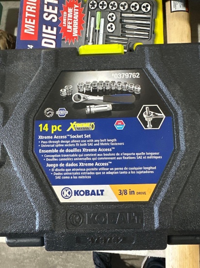 Kobalt 3/8 in drive 14 pc xtreme access socket set | Online Auctions ...