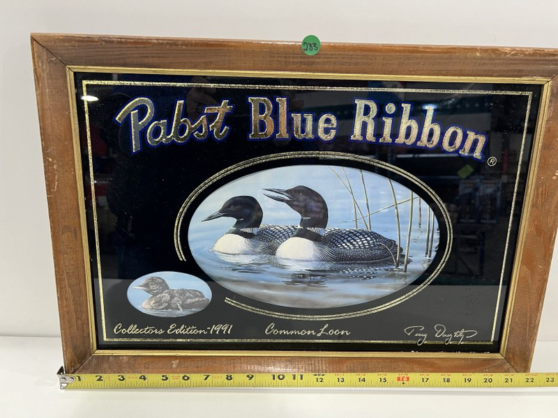 Pabst Blue Ribbon Mirror | Proxibid