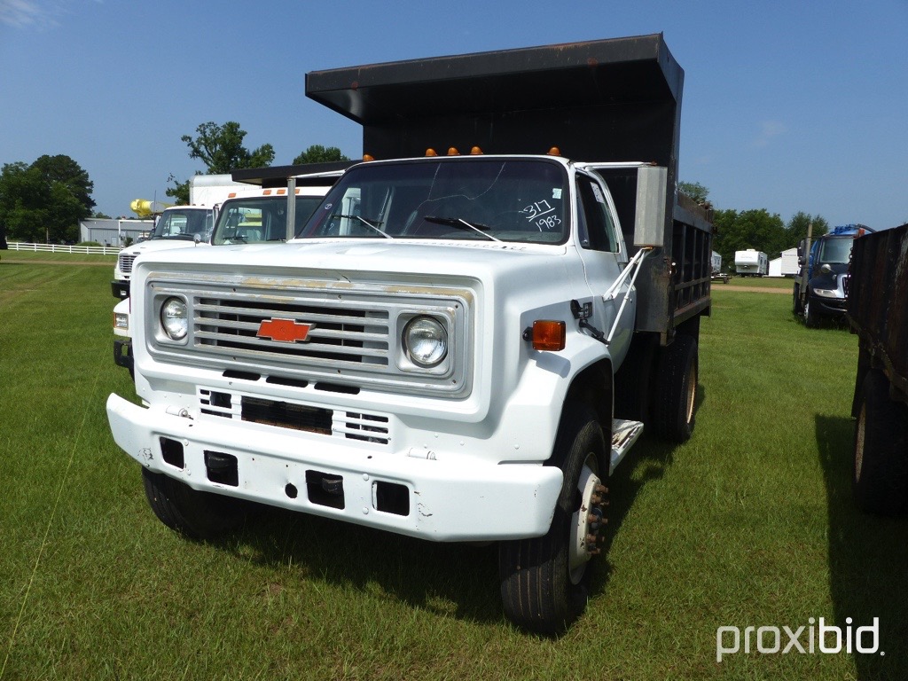 1983 Chevy C70 Single-axle Dump Truck, s/n | Proxibid