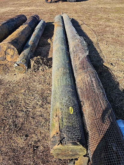 16' Wood Light Pole: Tag 82636 | Heavy Construction Equipment Building ...