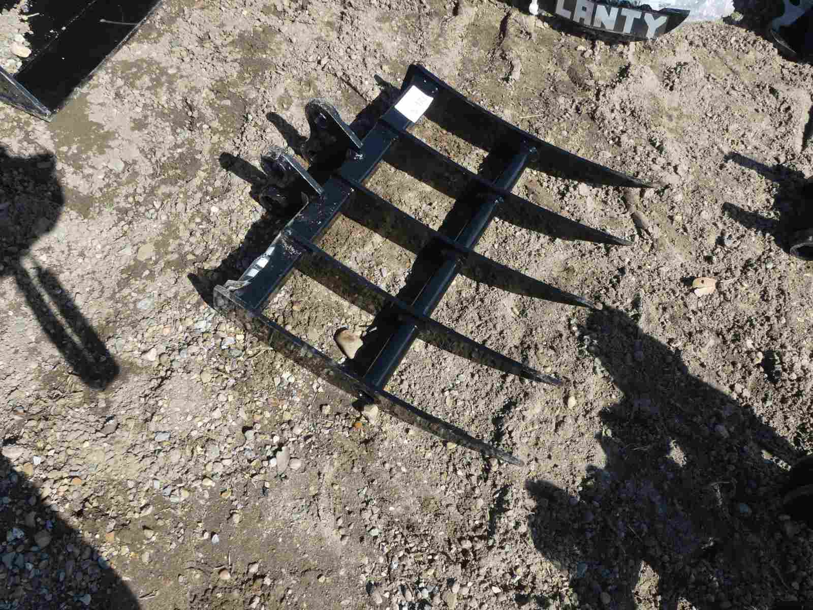 Unused 2024 Lanty Excavator Rake: fits 1-2 ton | Proxibid