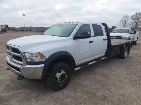 2017 Dodge Ram 4500 Flatbed Truck, s/n 3C7WRKFL3HG668186: 4-door ...
