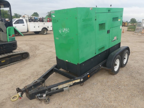 2016 Multiquip Whisperwatt 56KW Generator, s/n 5SLBG142XGL018854 ...