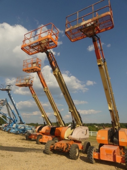 2007 JLG 600S Boom-type Manlift, s/n 0300111425: 60', 2-man Cage, 4x4x4 ...