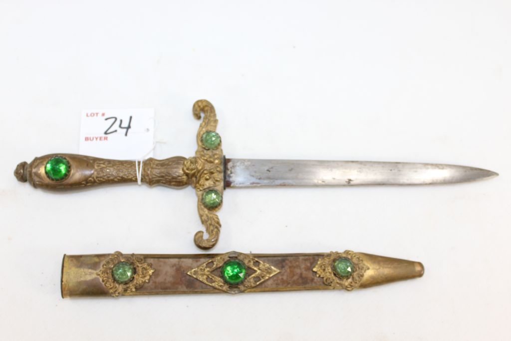 Antique Jeweled Dagger