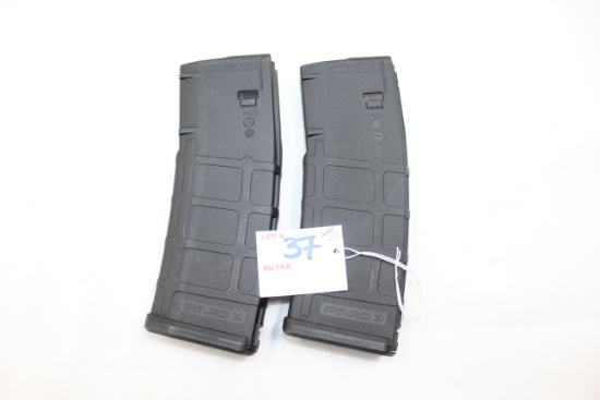 2 - Magpul P-Mag AR-Style 30 Rd. Magazines; New, No Package; 2xBid ...