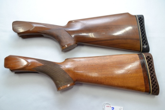 2 - O/U Double Barrel Shotgun Wood Stocks; 2xBID | Guns & Military ...