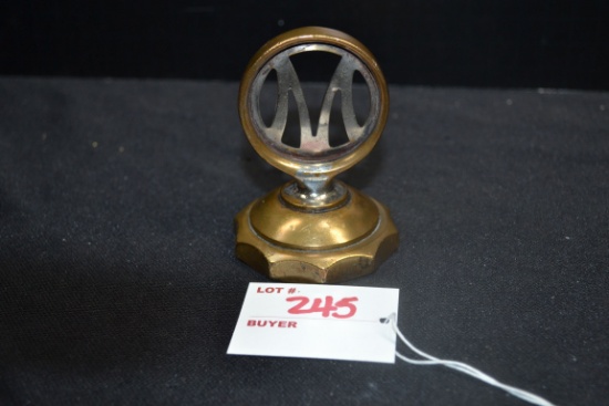 1914-18 Maxwell Brass Radiator Cap/Hood Ornament; 3"x2" | Collector ...