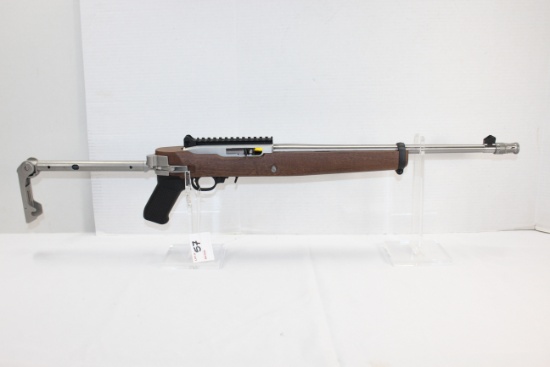 Ruger 10/22 Model 31185 .22 LR Cal. Semi-Auto SS Rifle w/Samson Folding ...