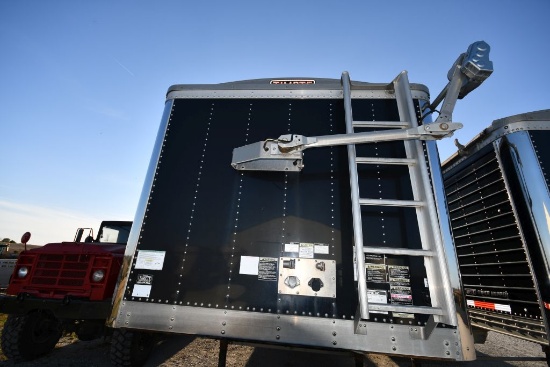 2017 42' Timpte Super Hopper Trailer, 78" Sides, Ag Hoppers, Black With ...