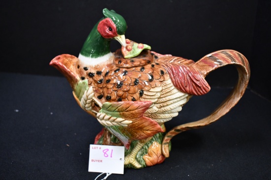 Fitz and Floyd Pheasant Teapot | Art, Antiques & Collectibles ...