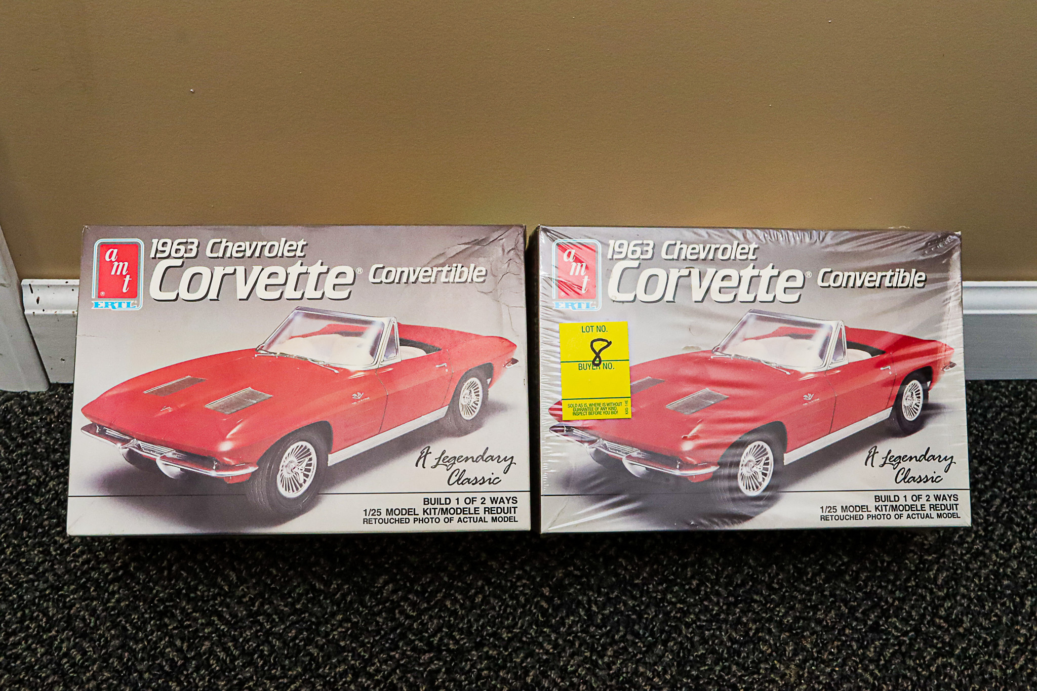 (2) Amt Ertl 1963 Chevrolet Corvette Convertible | Proxibid (2) Amt Ertl 1963 Chevrolet Corvette Convertible | Proxibid