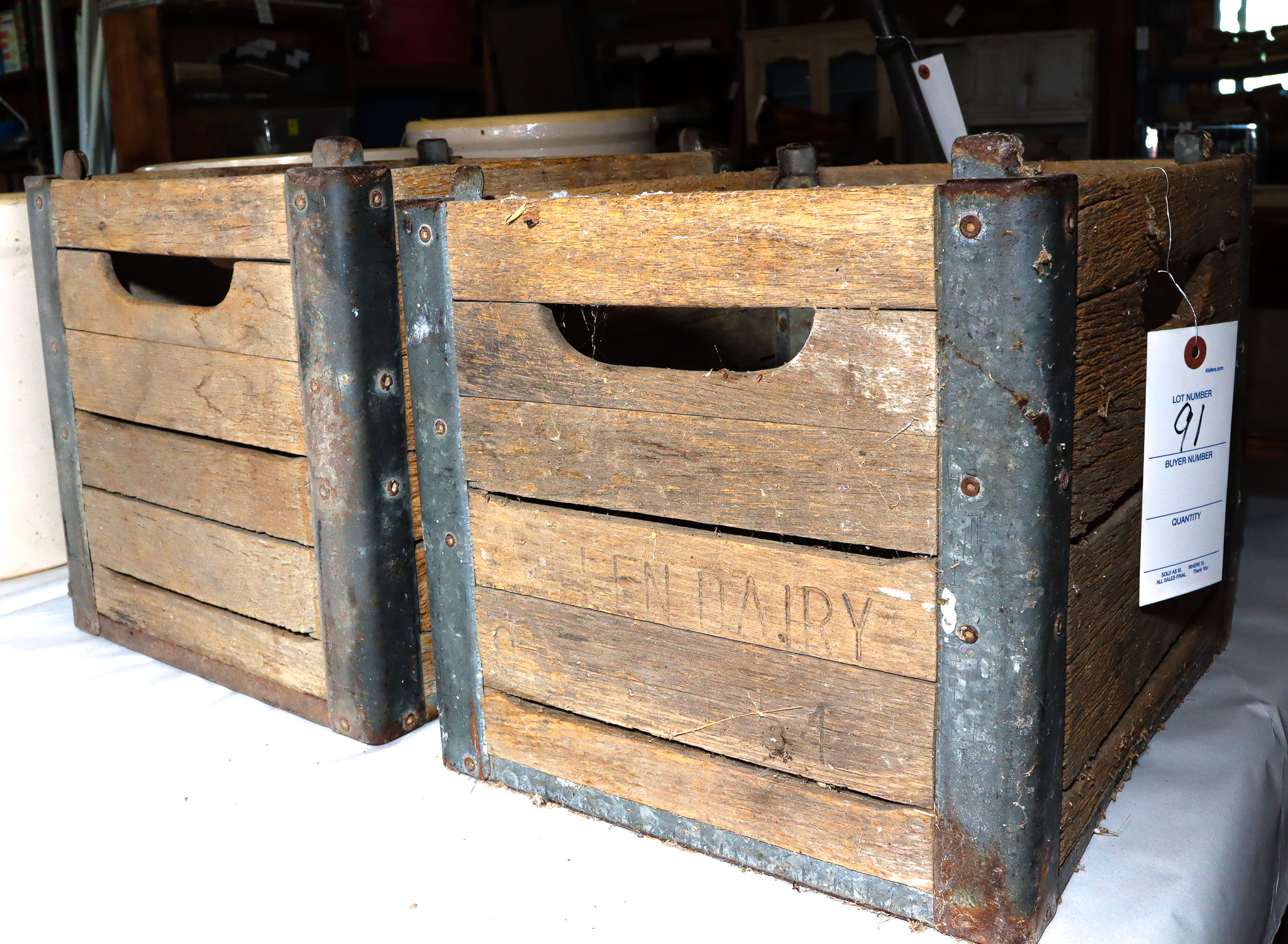 Vintage Milk Crates