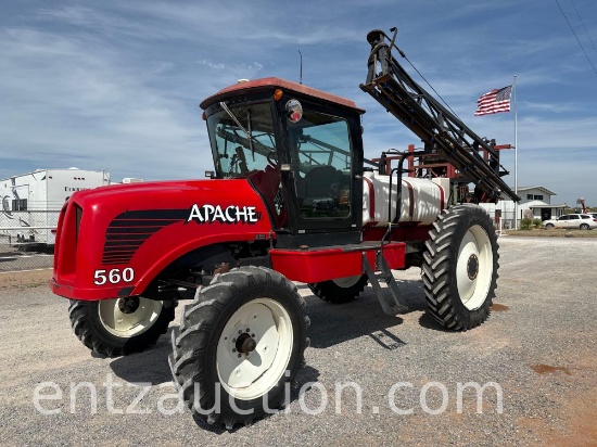 APACHE 560 SPRAYER, 60' BOOMS, CUMMINS | Online Auctions | Proxibid