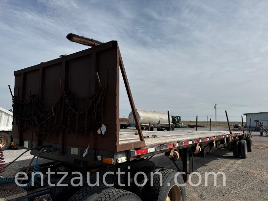 1980 TRANSCRAFT FLATBED FLOAT TRAILER, 48' X 102", | Commercial Trucks ...