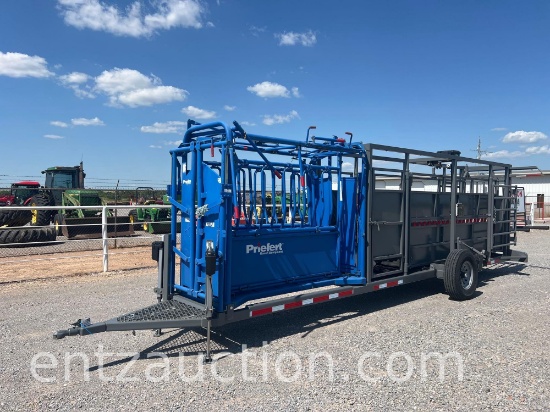 PORTABLE CATTLE ALLEY & CHUTE, ELECT. SQUEEZE & | Horse & Livestock ...