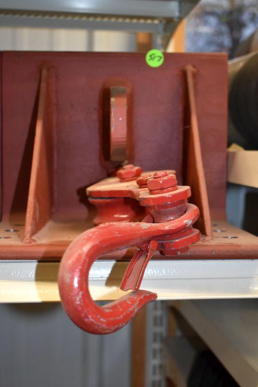 Heavy Angle Iron Boltable Anchor Point and Pully | Proxibid