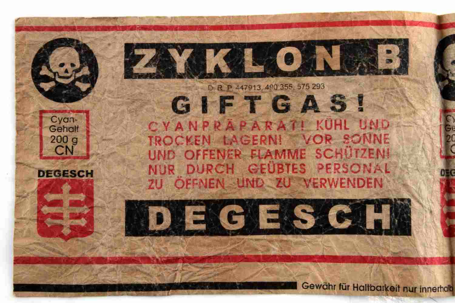 Zyklon B Label