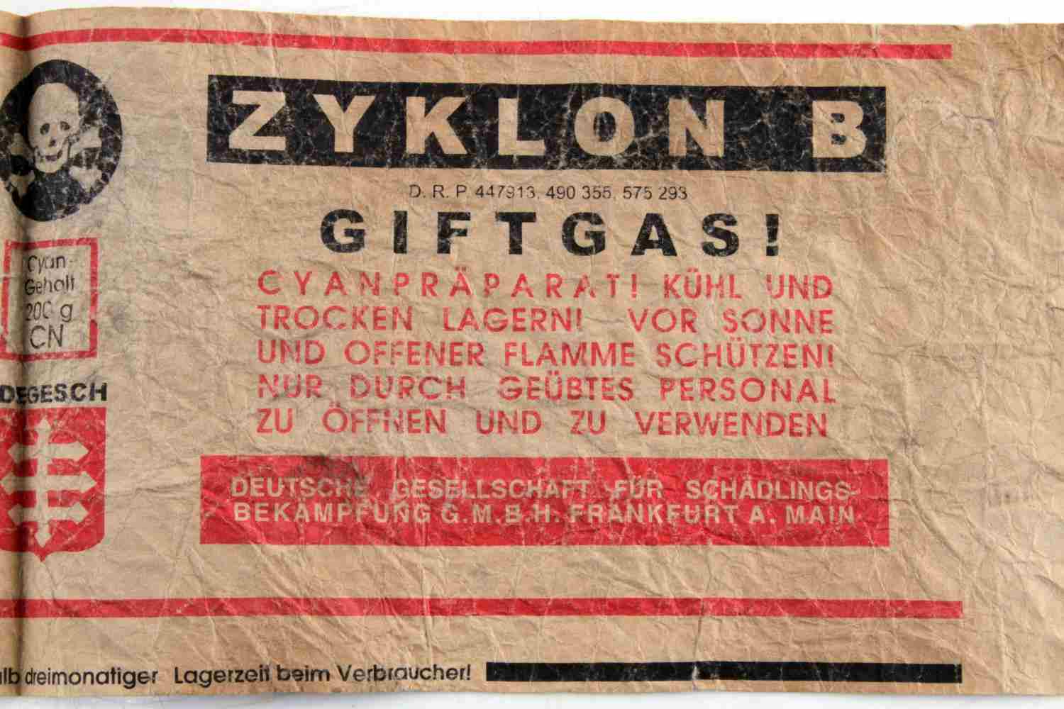 Zyklon B Label