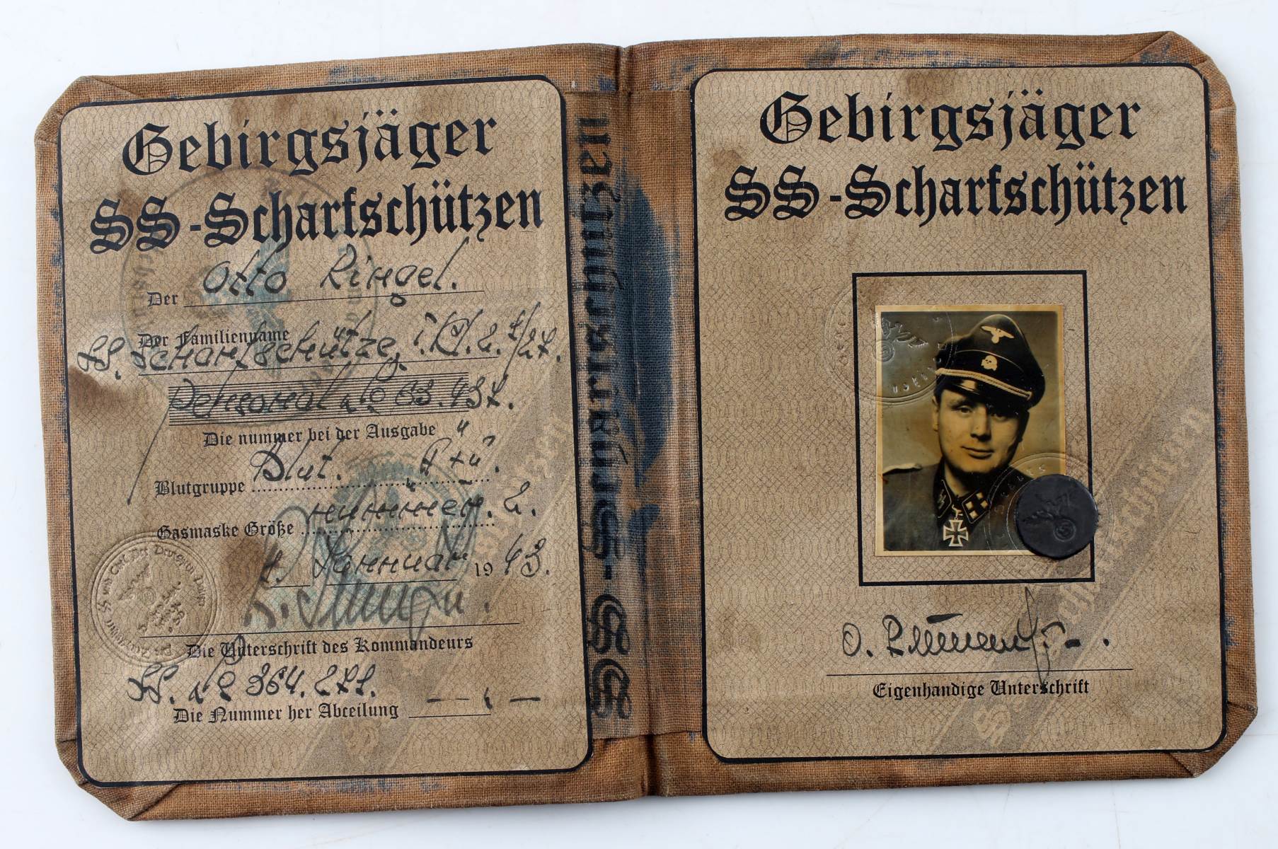 Wwii Enlisted Id Card