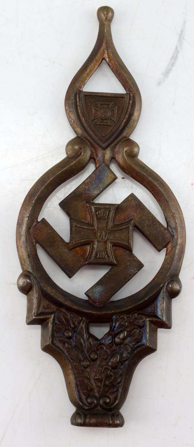 WWI IMPERIAL GERMAN FLAG POLE TOPPER BRONZE | Proxibid