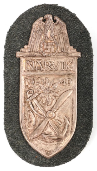 WWII GERMAN THIRD REICH NARVIK SLEEVE SHIELD | Guns & Military ...
