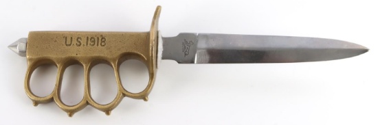 U.S. 1918 MODEL KNUCKLE DUSTER FIGHTING KNIFE | Guns & Military ...