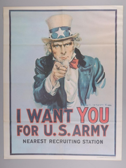 VIETNAM ERA US ARMY UNCLE SAME RECRUITMENT POSTER | Guns & Military ...