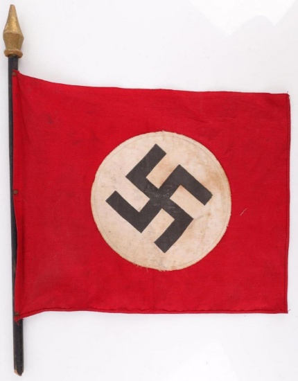 WWII GERMAN REICH NSDAP MINIATURE TABLE FLAG | Guns & Military ...