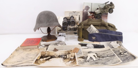 WWI WWII EQUIPMENT GEAR & COLLECTIBLES LOT OF 27 | Guns & Military ...