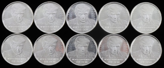 10 1 OZT TRUMP MUGSHOT .999 FINE SILVER ROUNDS | Coins & Currency Coins ...