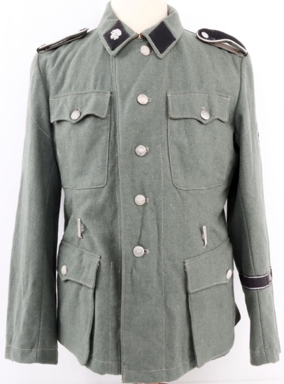 WWII GERMAN THIRD REICH WAFFEN SS M40 FIELD TUNIC | Guns & Military ...