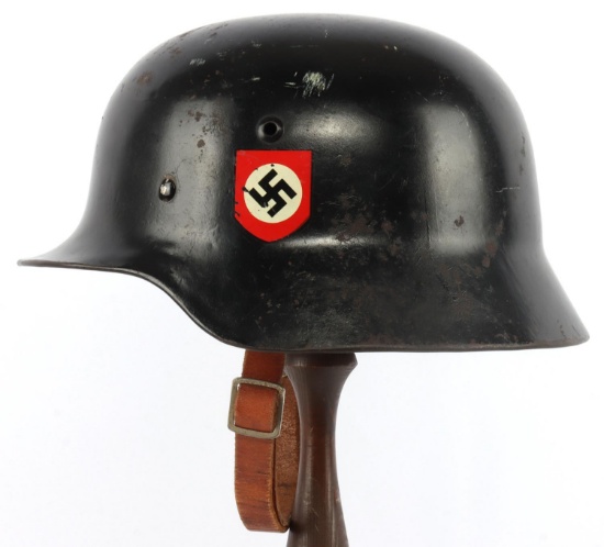 WWII GERMAN RESTORED WAFFEN SS M35 HELMET ET64 | Guns & Military ...