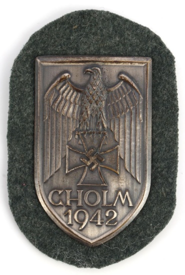 WWII GERMAN THIRD REICH CHOLM SLEEVE SHIELD 1942 | Guns & Military ...