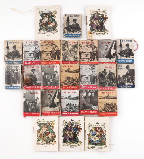 25 WWII GERMAN REICH WHW ADOLF HITLER MINI BOOKS | Guns & Military ...