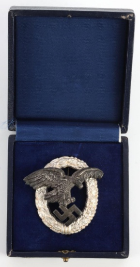 WWII GERMAN LUFTWAFFE PILOT OBSERVER BADGE | Guns & Military Artifacts ...