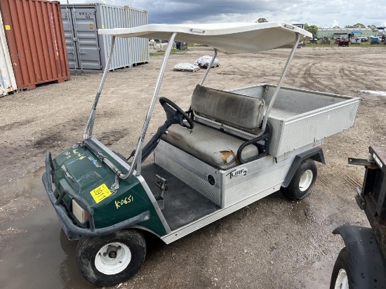 CLUB CAR TURF 2 CARRYALL GAS CART | Online Auctions | Proxibid