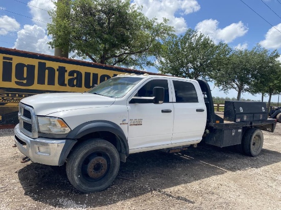 2014 Dodge Ram 4500 Diesel Flatbed Truck W/t R/k | Commercial Trucks ...