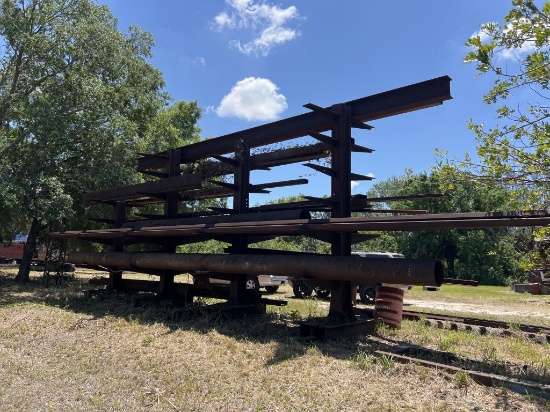 30FT STEEL RACK W/SCRAP METAL | Online Auctions | Proxibid