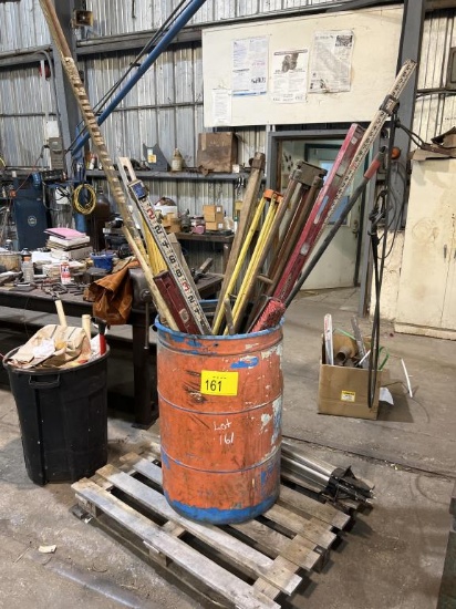 BIN OF MISC SURVEY EQUIPMENT/TOOLS | Online Auctions | Proxibid
