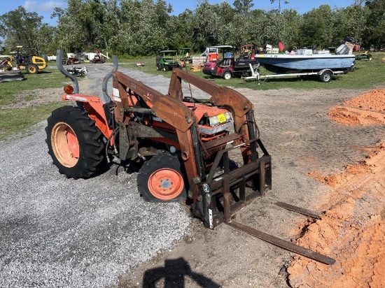 Kubota L2500 Tractor W/loader | Online Auctions | Proxibid