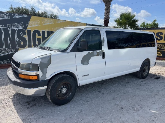 2005 CHEVY EXPRESS 3500 VAN W/T R/K | Online Auctions | Proxibid