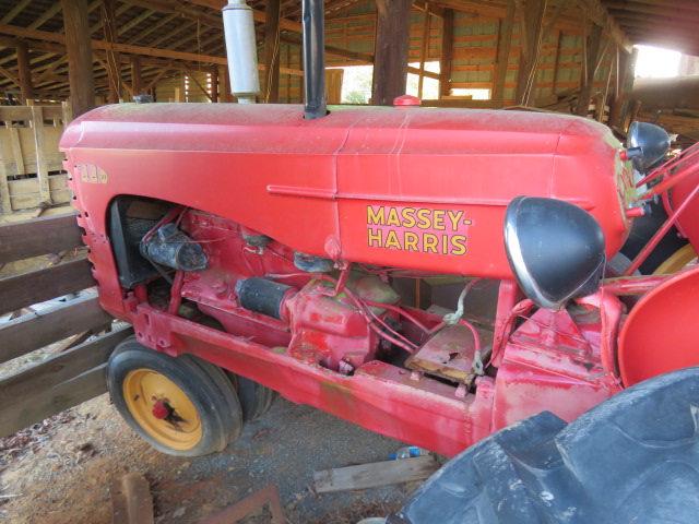 MASSEY HARRIS TRACTOR TURN OVER W/ JUMP BOX | Proxibid