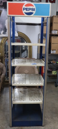 METAL PEPSI RACK 87 T X 27 | Online Auctions | Proxibid