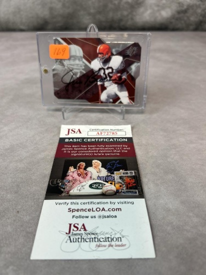 Jim Brown signed SPX Die-Cut card, JSA | Art, Antiques & Collectibles ...