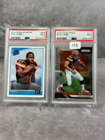 Nick Chubb Rookie Card 2018 Donruss PSA 10 | Art, Antiques ...